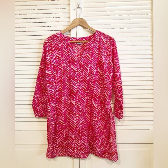 Vintage | Tops | Vintage Indian Batik Tunic Top | Poshmark